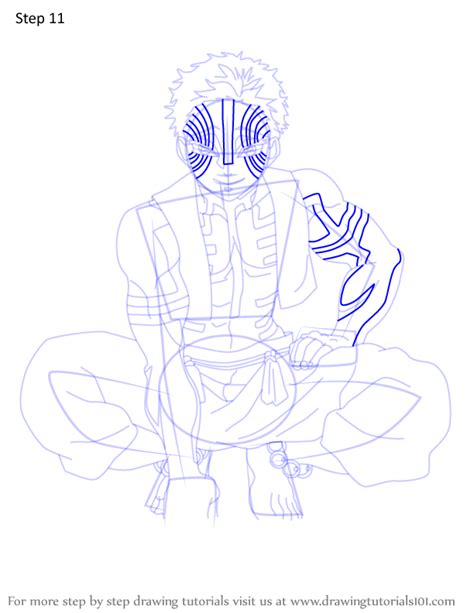 How To Draw Akaza From Kimetsu No Yaiba Kimetsu No Yaiba Step By Step