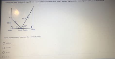 Solved A Source Of Laser Light Sends Rays Ab And Ac Toward Two