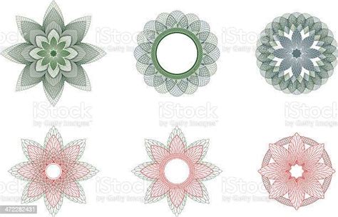 Six Currency Patterns Stock Illustration Download Image Now