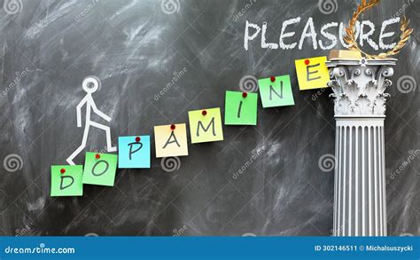 Dopamine Leads To Pleasure Stock Illustration Illustration Of Award