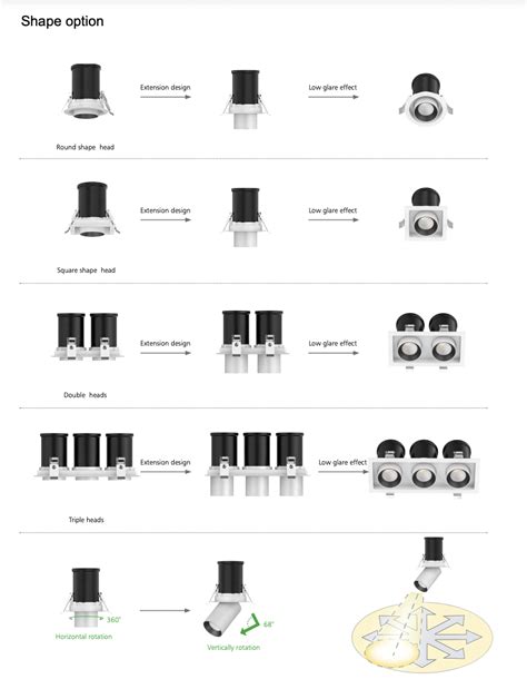 Extension Adjustable Downlight Ledlinear