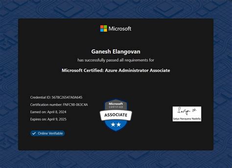 Azure Cloudcomputing Certification Microsoft Azureadministrator Az Ganesh Elangovan 14