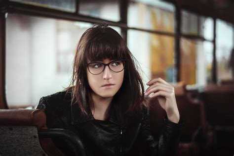 Premium Photo Woman Looking Away While Sitting In Bus