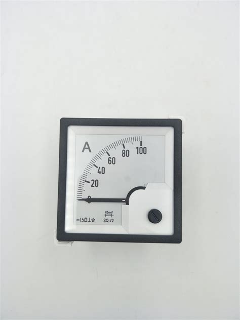 72 72mm Analog Dc Current Meter Dc100a 60mv Ammeter Current Meter And Dc Current Meter