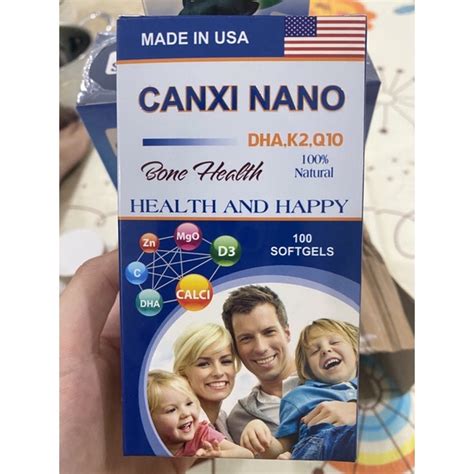 Viên Uống Canxi Nano Bone Health 100 Viên Của Mỹ Shopee Việt Nam