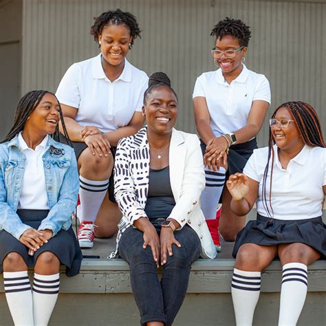 African American High School Girl