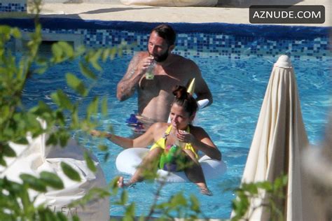 Alessia Macari And Oliver Kragl Relax Poolside In Benevento Aznude