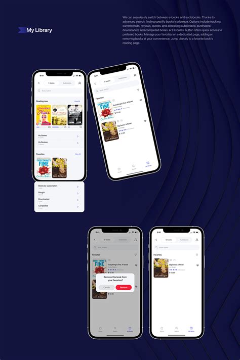 The Bookshelf Ux Ui Mobile App On Behance