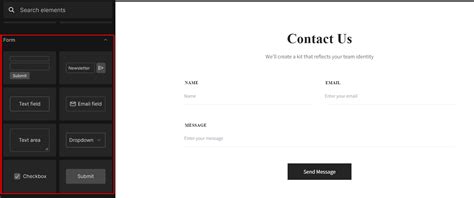 Contact Form Element Help Center