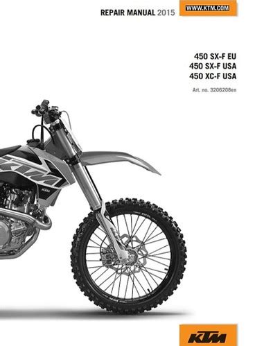 Manual De ServiÇo Ktm 450 Sx F 450 Xc F 2015 Staticwixstatic