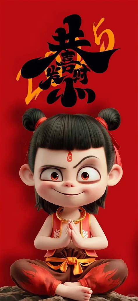 哪吒之魔童闹海 高清壁纸头像 小红书 花瓣网