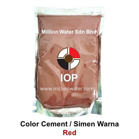 25kg Simen Warna Color Cement Brick Cement Decoration