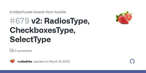 V2 Radiostype Checkboxestype Selecttype · Issue 679