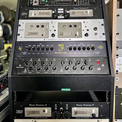 Nti Eq3 Discrete Stereo Mastering Equalizer Black Analog Eq Reverb