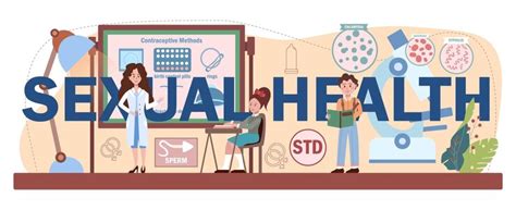 Premium Vector Sexual Health Typographic Header Sexual Education Lesson For Young People