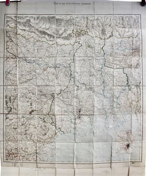 Map Of The Jute Growing Districts