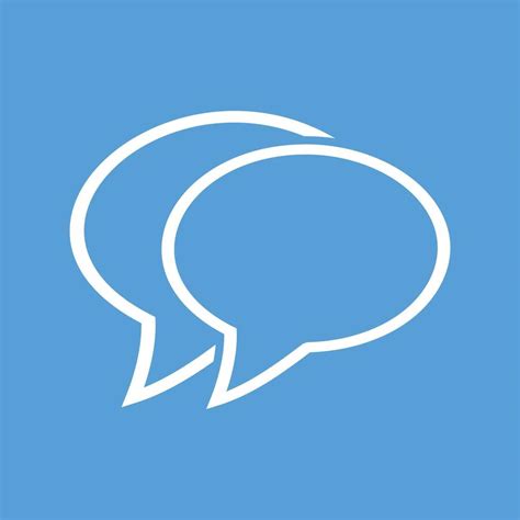 Double Message Bubble Line Color Background Icon 16720480 Vector Art At Vecteezy