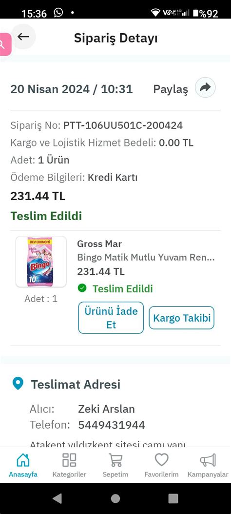 Ariel Deterjan Yerli Ürün Tercihim Hayal Kırıklığına Dönüştü Şikayetvar