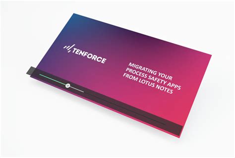 Migrating Your Process Safety Apps From Lotus Notes TENFORCE