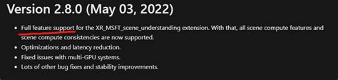 Scene Understanding Issue Microsoft Microsoft OpenXR Unreal GitHub