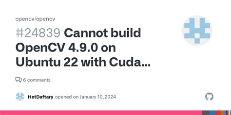 cannot build opencv 4 9 0 on ubuntu 22 with cuda 12 2 1 and cudnn 8 9 7