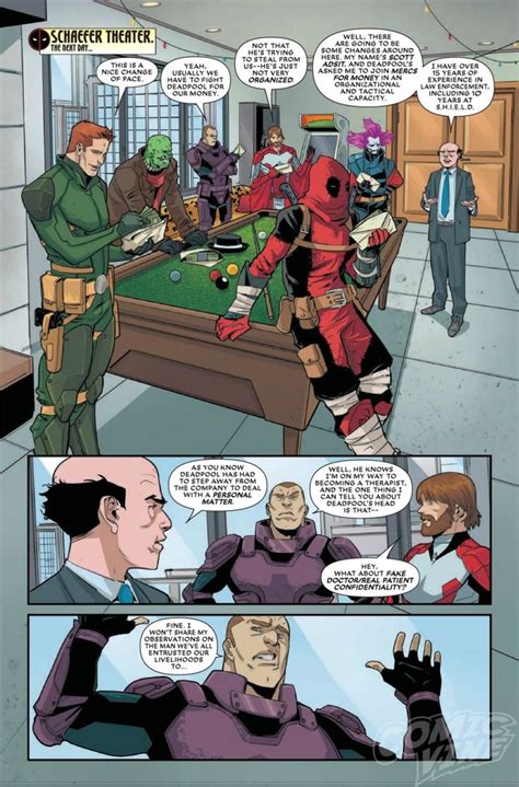 Exclusive Preview Deadpool 8 Comic Strip Art Mike Allred Wade