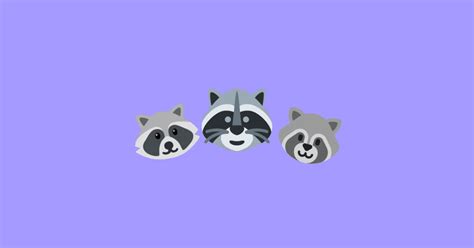 🦝 Raccoon Emoji Emoji List
