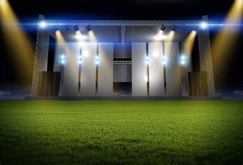 Yeele 10x8ft Outdoor Stage Backdrop Concert Spotlight