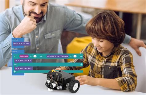 Acebott Tinkerbott Smart Robot Car Kit For Microbit Wo Microbit V2