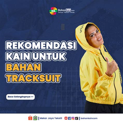 Rekomendasi Kain Untuk Bahan Tracksuit