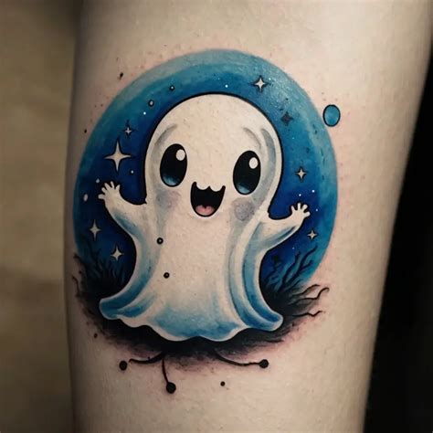 Ghost Tattoo Meaning Symbolism And Significance 90 Designs Hbtat2