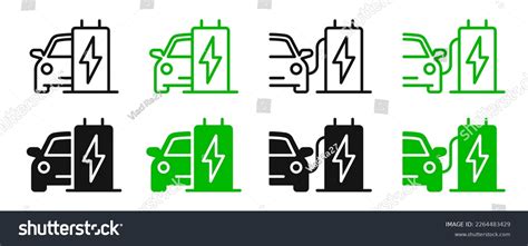52189 전기차 충전 아이콘 이미지 스톡 사진 및 벡터 Shutterstock