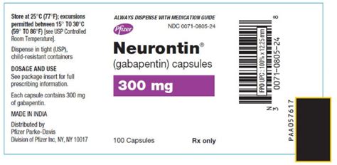 Dailymed Neurontin Gabapentin Capsule Neurontin Gabapentin Tablet Film Coated Neurontin