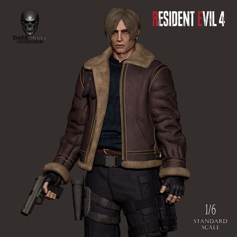 🎨 Leon S Kennedy Re4・archivo Stl Para ・cults