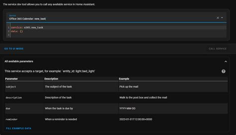 Task Services · Issue 97 · Rogerselwyno365 Homeassistant · Github