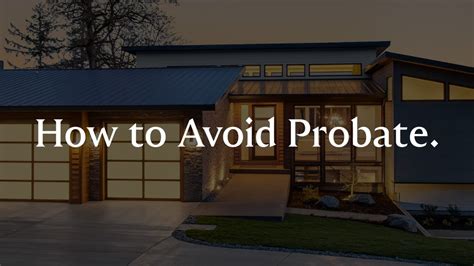 How To Avoid Probate