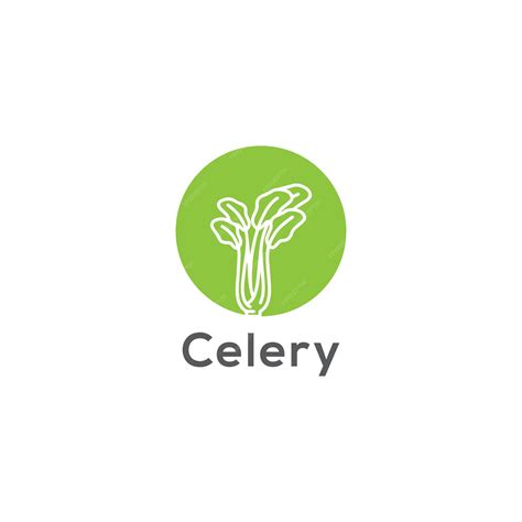 Premium Vector Celery Logo Design Vector Templet