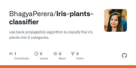 Github Bhagyapererairis Plants Classifier Use Back Propagation Algorithm To Classify The