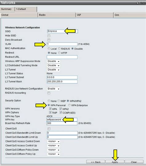 How To Configure Multiple Ssids And Vlans Dws 3160 Series