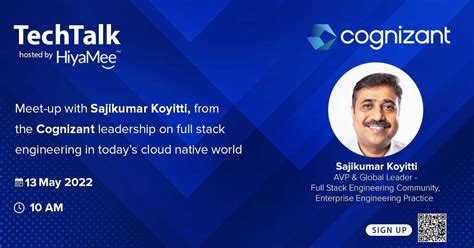 hiyamee on linkedin techtalk techtalk cognizant cts technology