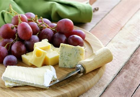 Cheese Board Assorted Cheeses Stock Image Image Of Blue Cheese