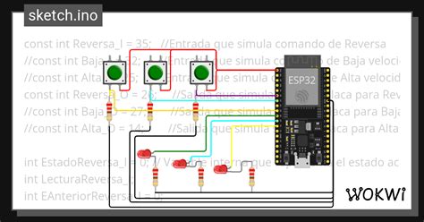 Prueba Circuito Potencia Wokwi ESP STM Arduino Simulator