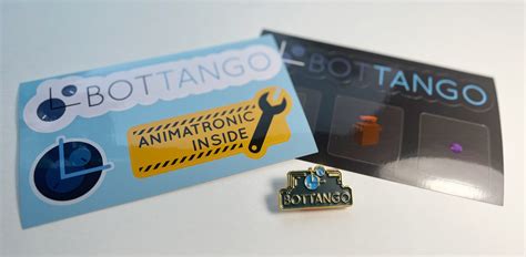 Bottango Merch Stickers And Pin