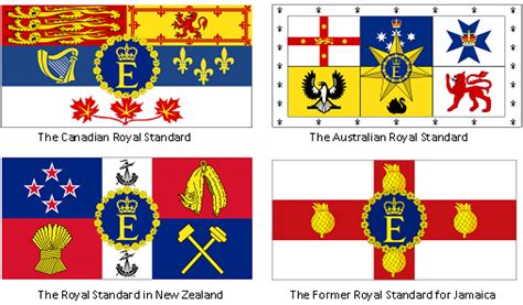 Flags Of Queen Elizabeth Ii