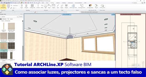 Tectos Falsos Em Estafe Com Luzes E Ventilação No Archlinexp Ibercad Software Cad