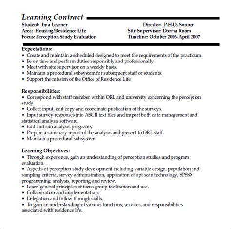Internship Agreement Template