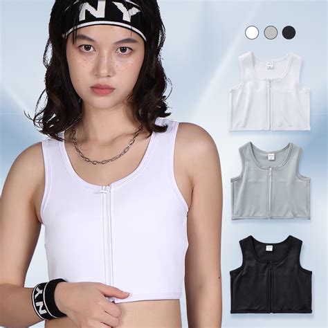 Front Zipper Bandage Chest Binder Baju Melayu Budak Short Breathable