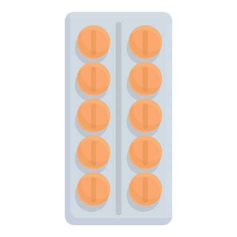 Premium Vector Vitamin Pill Blister Icon Cartoon Vector Sport Dope