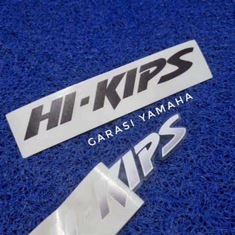 Kawasaki สติ๊กเกอร์ Hi Kips สติ๊กเกอร์คาวาซากิใส Hikips พิมพ์ตัด