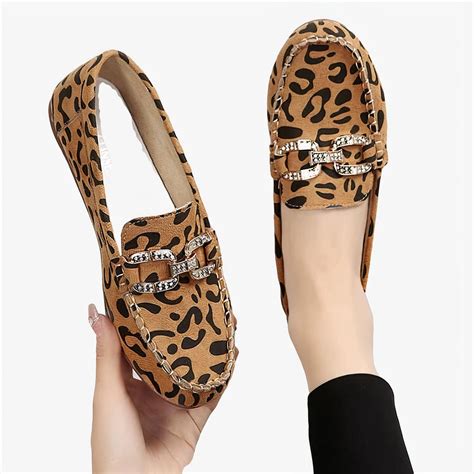 Mocassin Léopard Femme • Mon Mocassin